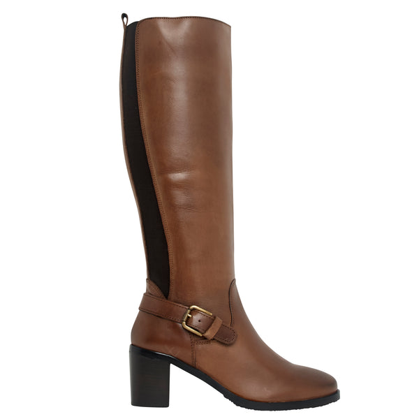 Ladies Long Boots - 110002 Cigar – Lucini Shoes